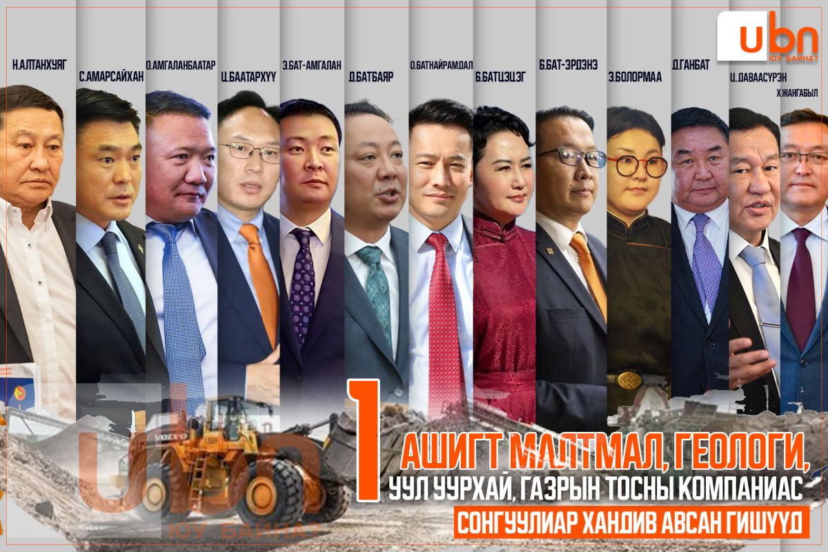 VISUAL TOIM: Барилга, уул уурхай, хүнс ХАА зэрэг салбарынхан УИХ-д хэдэн “ГИШҮҮНТЭЙ“ вэ?